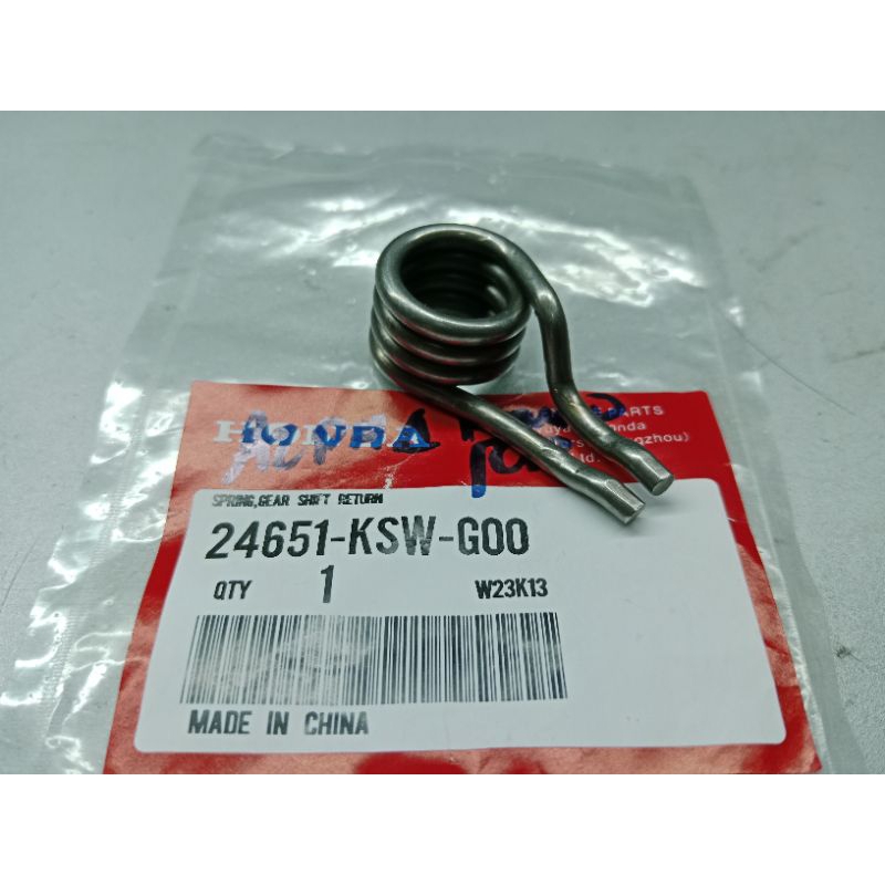 Honda TMX125 Alpha Gear Shift Return Spring (Genuine) | Shopee Philippines