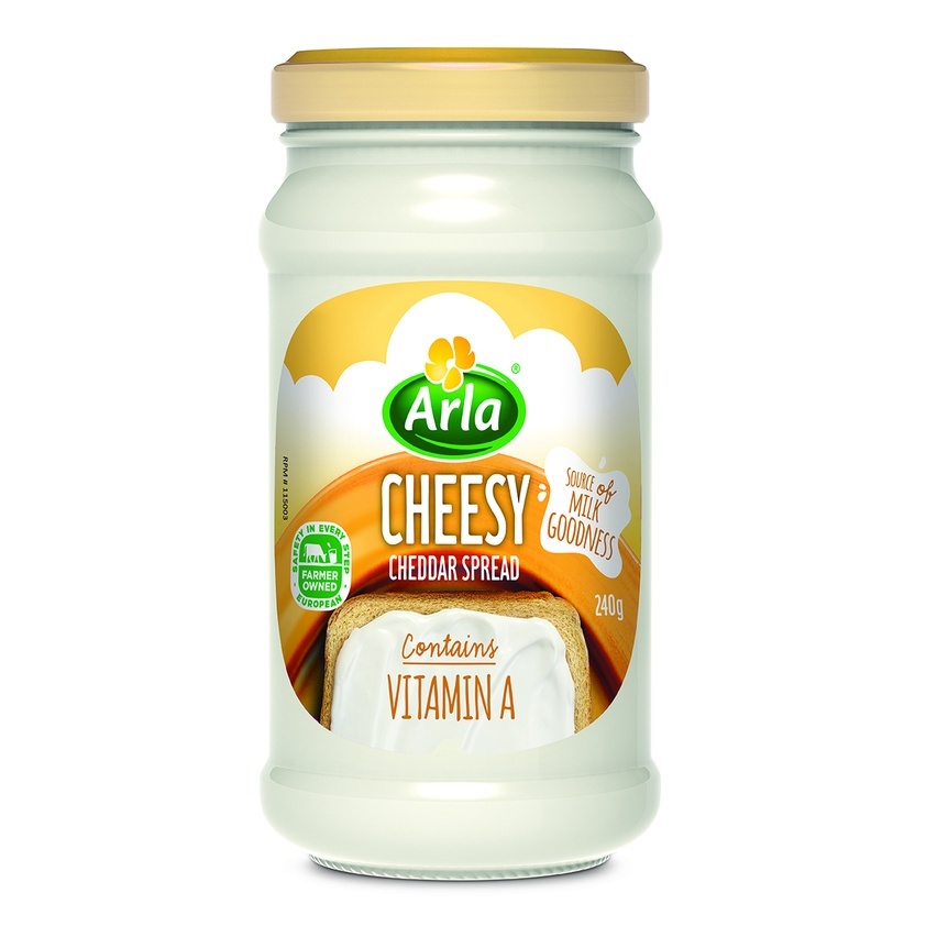 Arla Cheesy Spread Cheddar 240g | Shopee Philippines