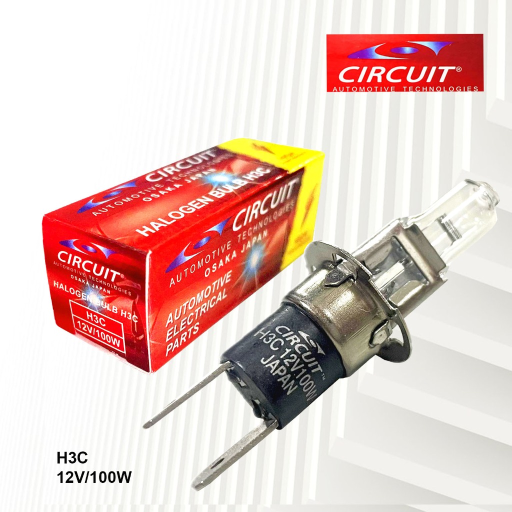 Halogen Bulb H3C 12v/55w 12v/100w CIRCUIT | Shopee Philippines