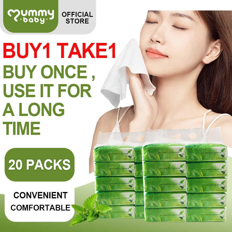 Buy 1 Take 1 Tissue 4-Ply Facial Tissue toilet paper tissue | Shopee ...
