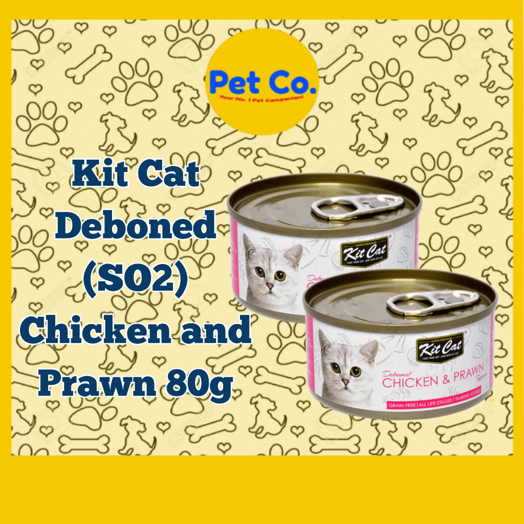Kit Cat Deboned (SO2) Chicken and Prawn 80g | Shopee Philippines