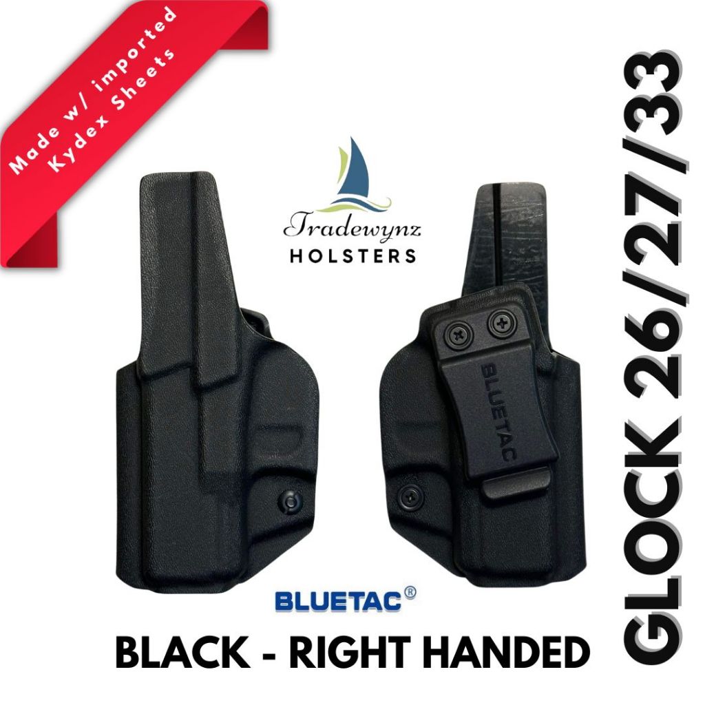 Glock 26/27/33 Premium Holsters / IWB (inside waistband) Right & Left ...