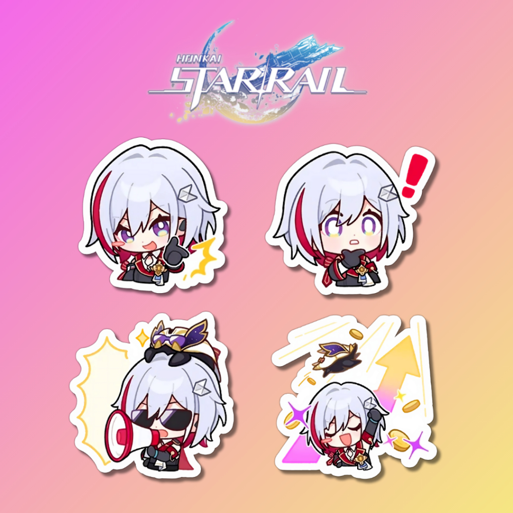 Honkai: Star Rail Topaz and Numby Emoji Sticker Set (4pcs) | Shopee ...