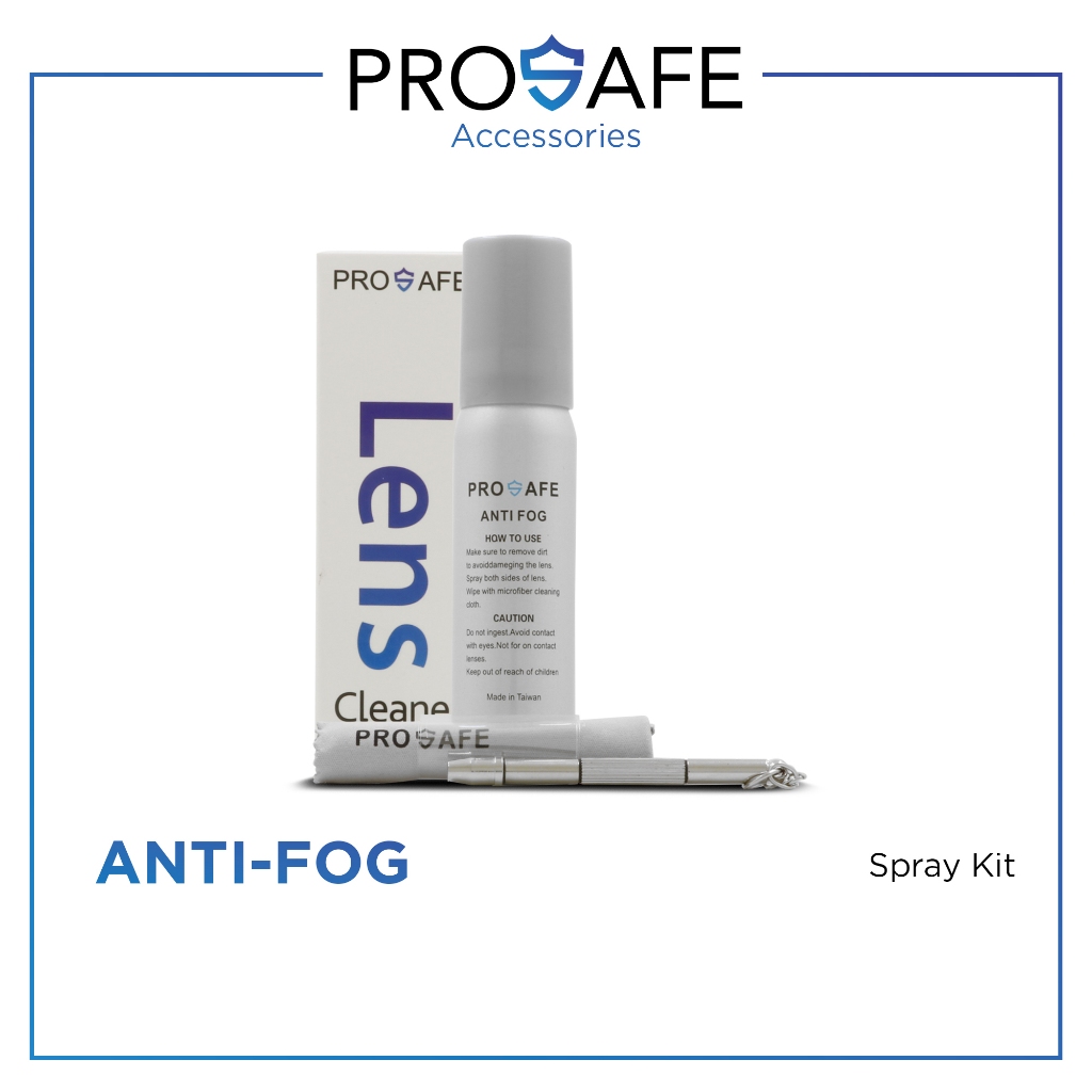 ProSafe Anti-Fog Kit 30ml (Lens Spray + Screwdriver + Wiper ...