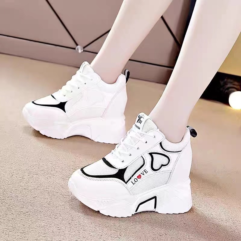 korean casual sneakers sapatos rubber low cut shoes white for women ...
