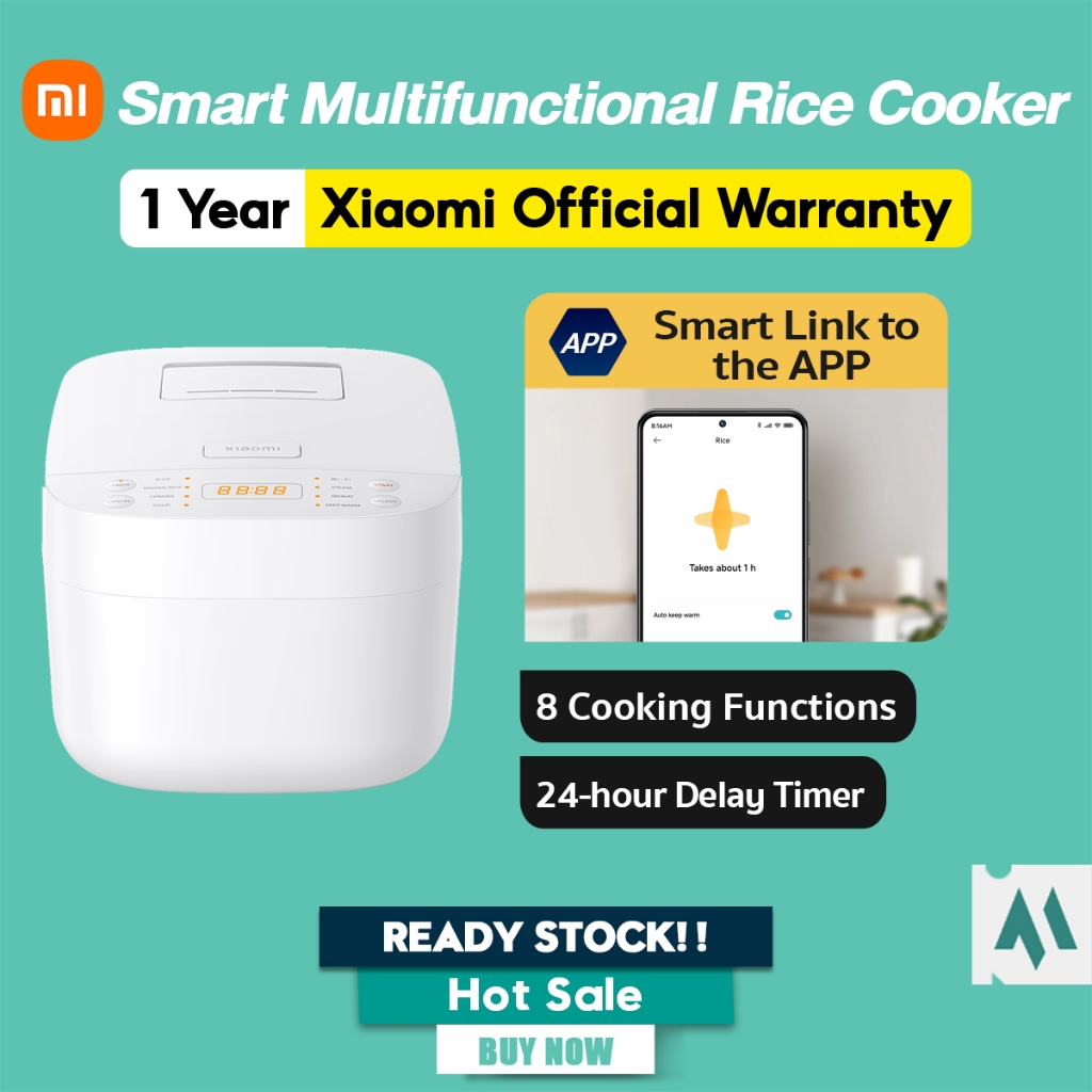 Xiaomi Smart Multifunctional Rice Cooker 3L High Power 8 Cooking ...