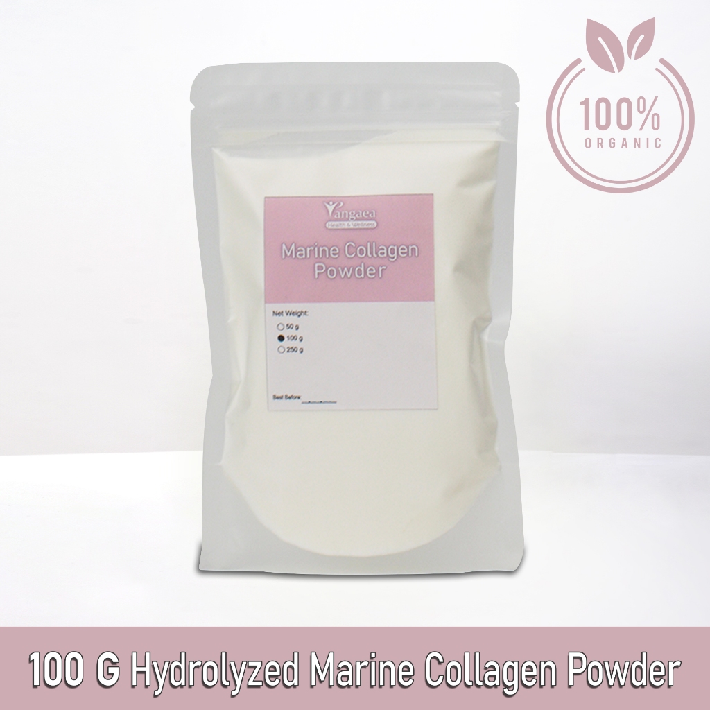 Imported Premium Organic Hydrolyzed Marine Collagen Powder (Re-sealable ...