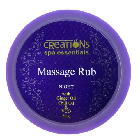 Creations Spa Essentials Massage Rub Pain Relief Rub Ginger oil ,chili ...