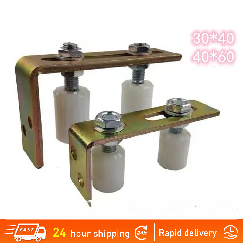 nylon guide wheel sliding gate top guide nylon rollers with L bracket ...