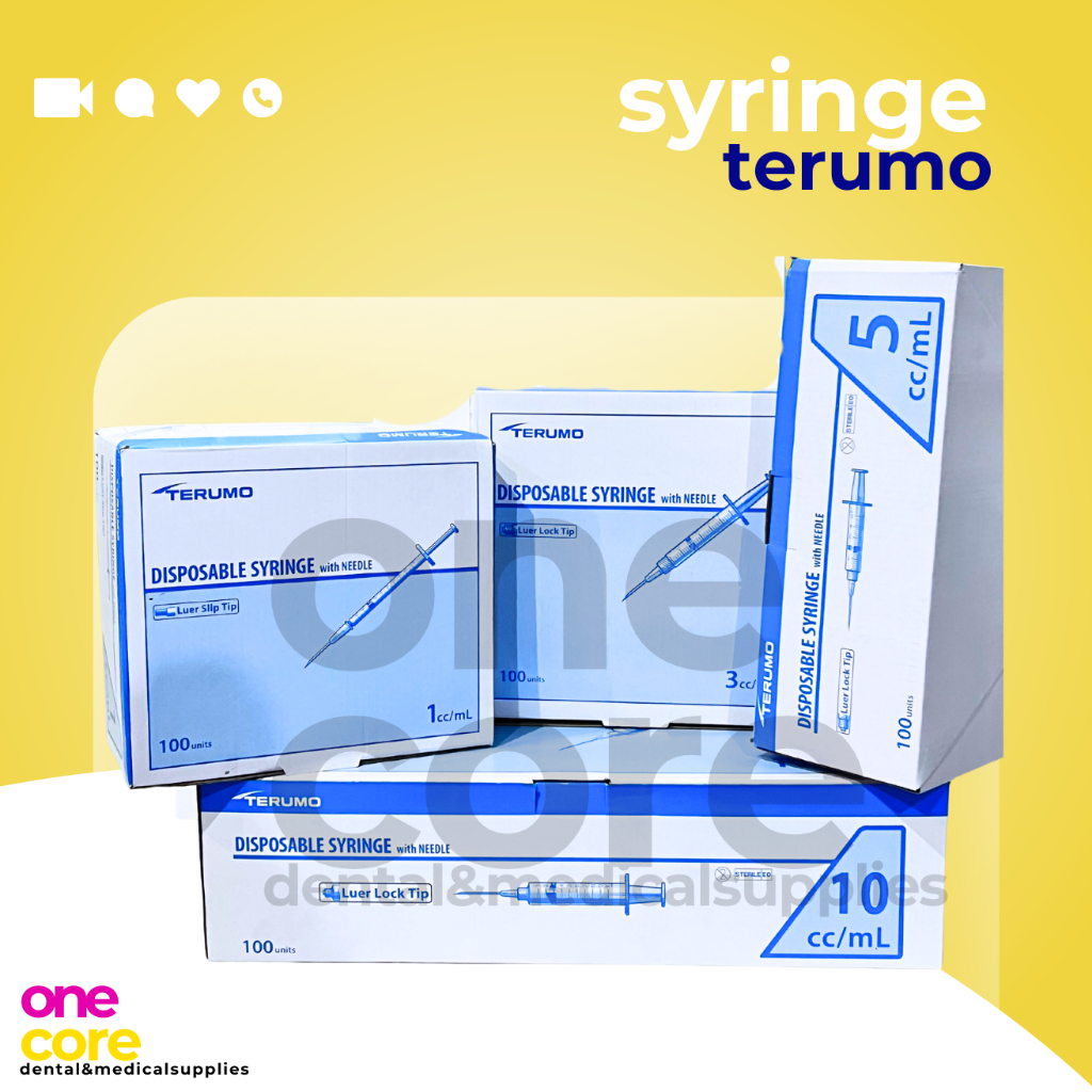 Terumo Syringe Disposable Luer Lock Tip (sold per Box) | Shopee Philippines