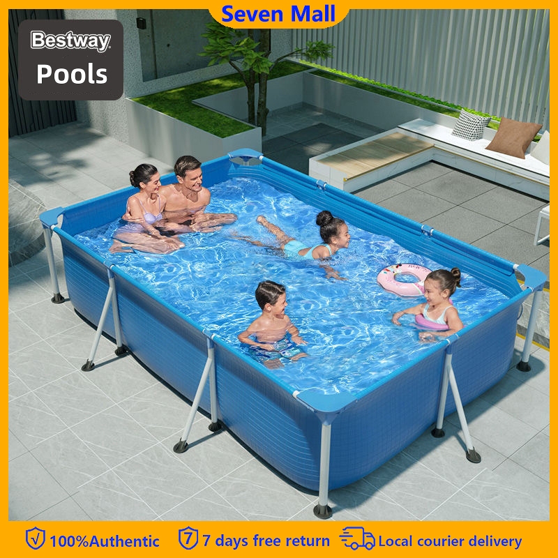 Bestway Indoor Indoor Thickened Outdoor Large Stand Swimming Pool Kids ...