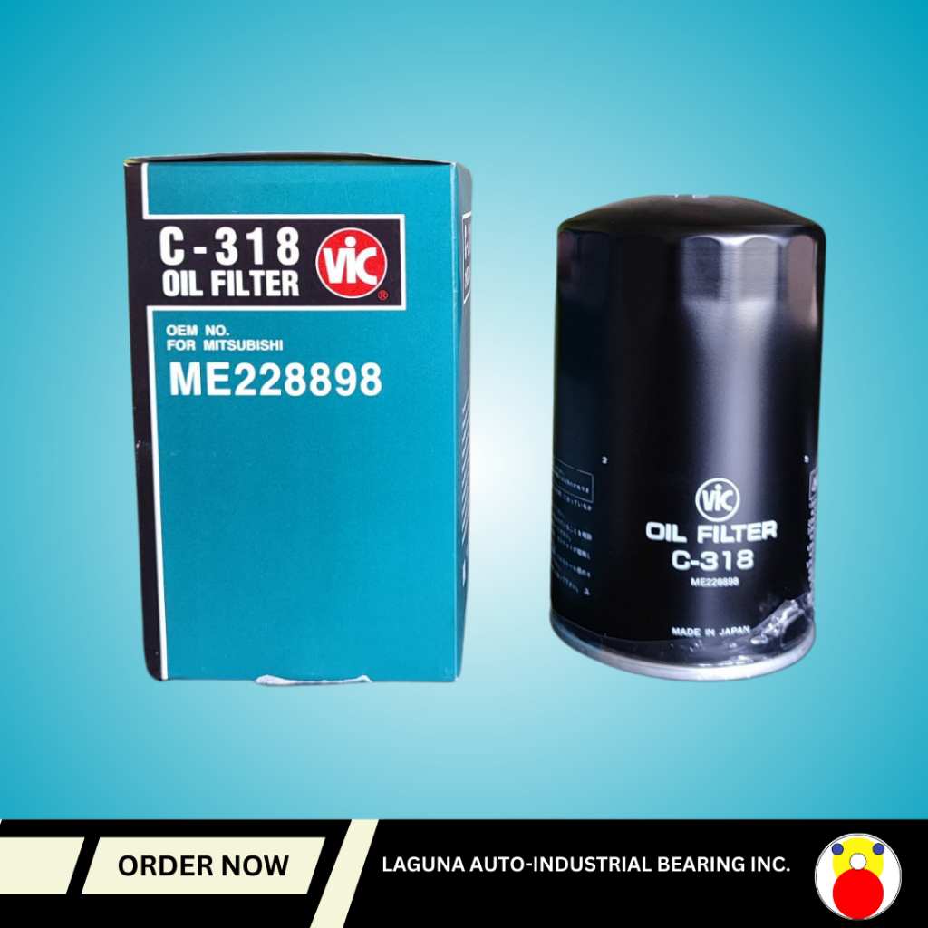 VIC Oil Filter C-318 for Mitsubishi Canter 4M51 | Shopee Philippines