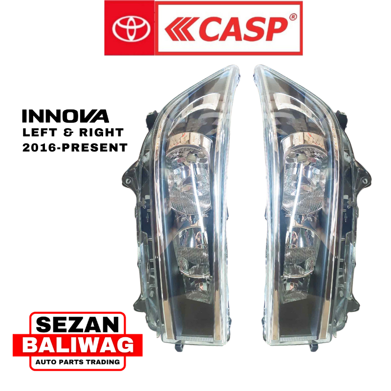 CASP HEAD LIGHT HEAD LAMP RIGHT LEFT SET TOYOTA INNOVA 2016-2022 1E ...