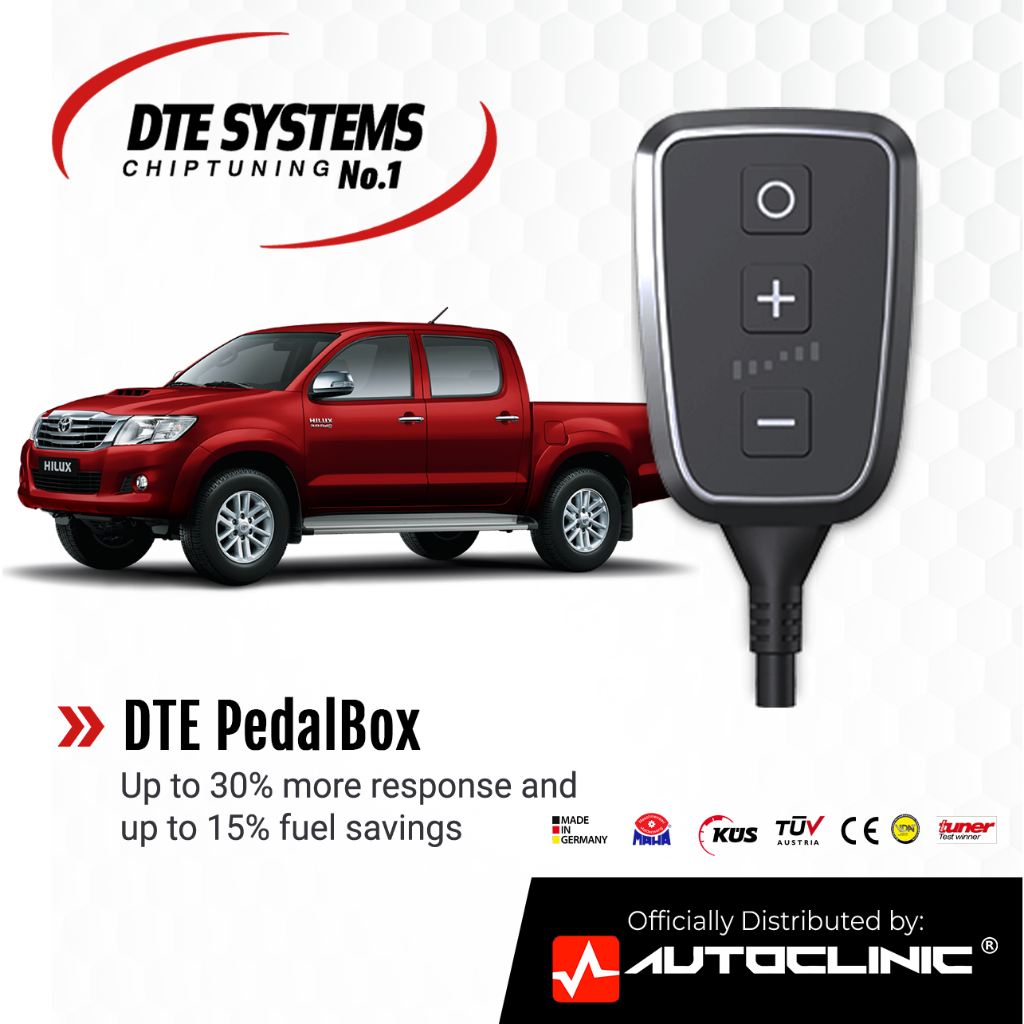 DTE PedalBox for Toyota Hilux Vigo 1KD 2KD Throttle Controller Plug and ...