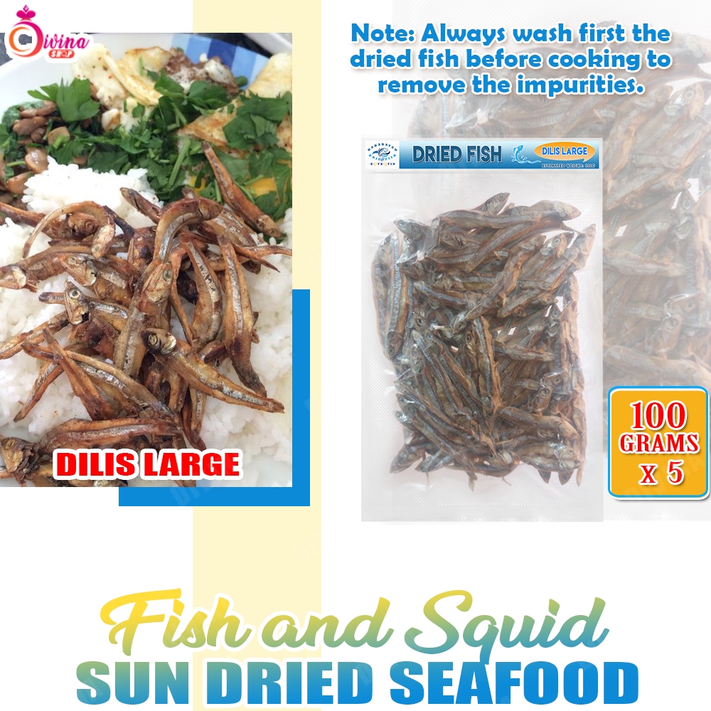 Dried Fish Dilis Large 500g / 1kg Dried Anchovies / Gourmet Dried Fish ...
