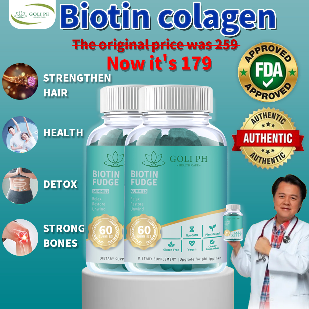 Buy 1 get 1 Goli ph Biotin Collagen Gummies vitamins Anti Hair Loss ...