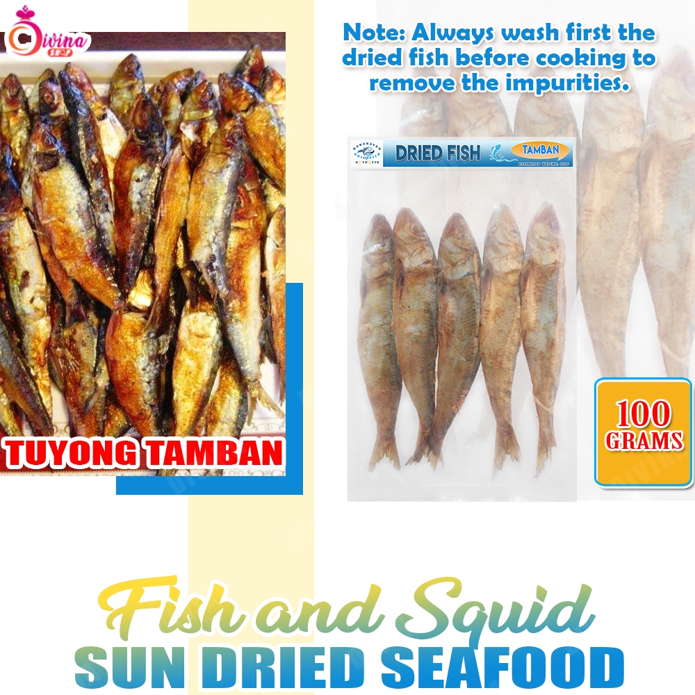 Dried Fish TAMBAN ( 100g/200g ) Tuyong Tamban Sardinella | Shopee ...