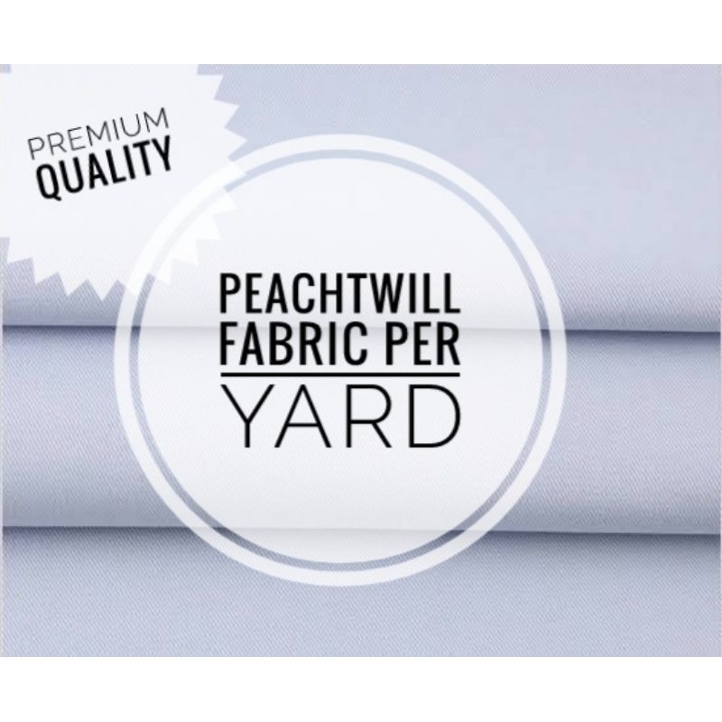 Peach Twill fabric per yard Kanebo Navy Blue and Black for uniforms | Shopee Philippines