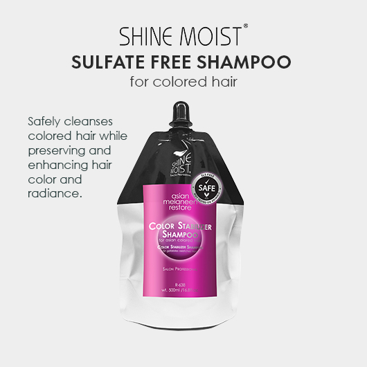 Shine Moist Sulfate Free Shampoo and Conditioner Color Stabilizer ...