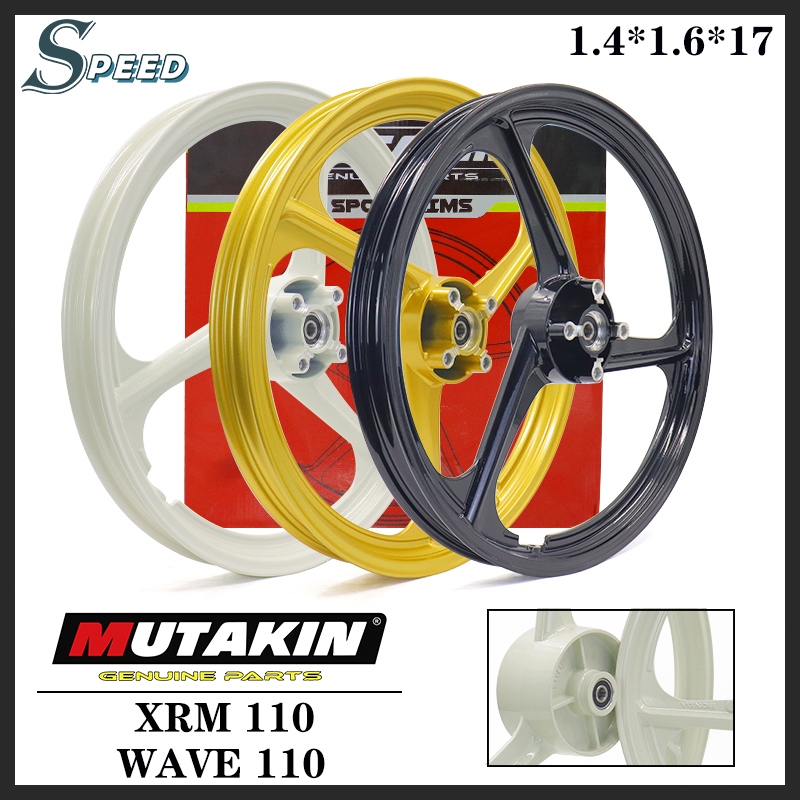 MUTAKIN 303 Mags 3-Spoke Honda Wave110 XRM110 Front disc brake 1.4*17 ...