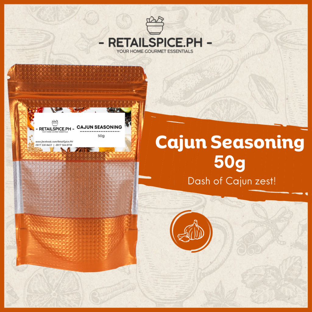 Retail Spice - Cajun Seasoning 50g | Shopee Philippines