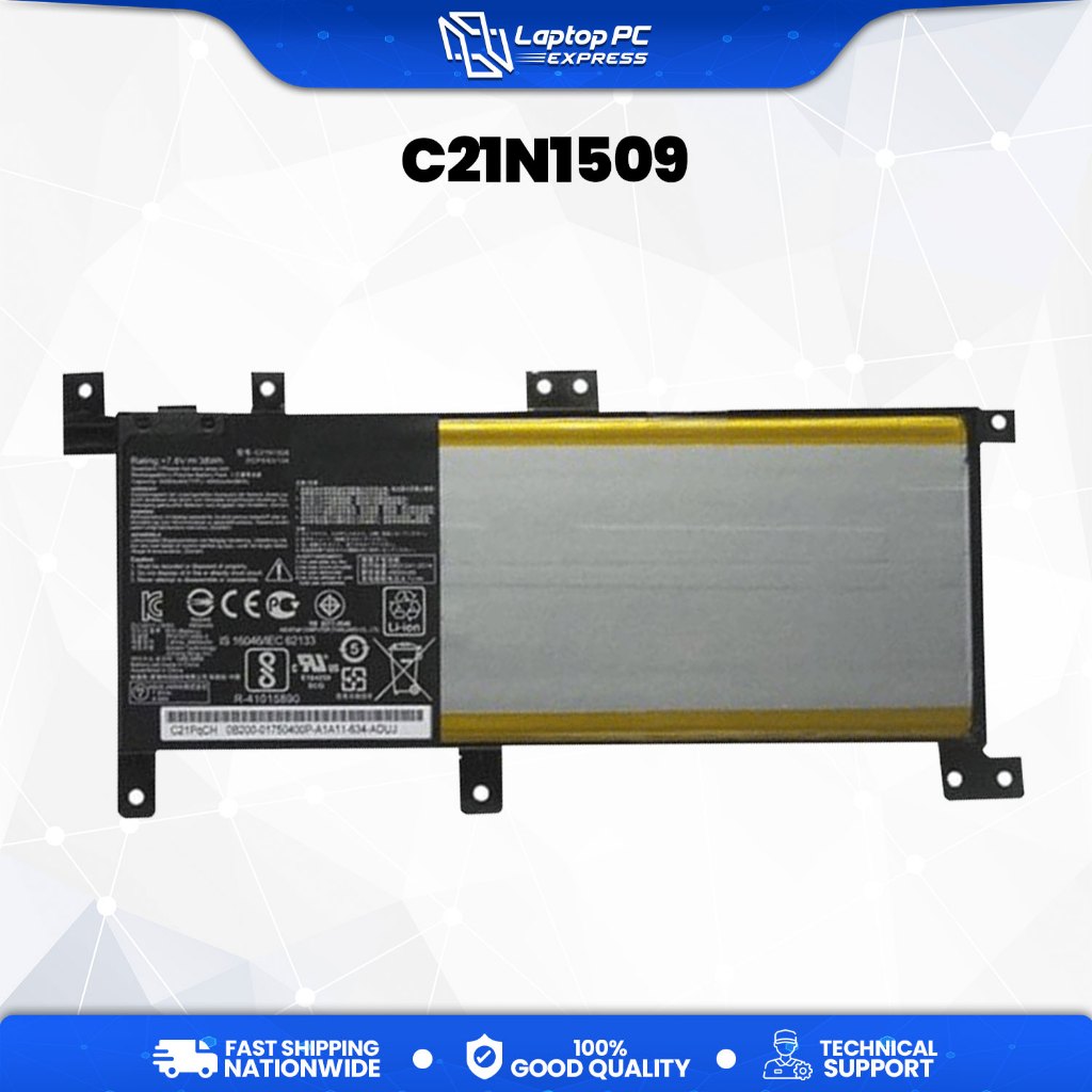 LPCE Laptop Battery C21N1509 For Asus X556UA X556U X556UB X556UF X556UJ ...