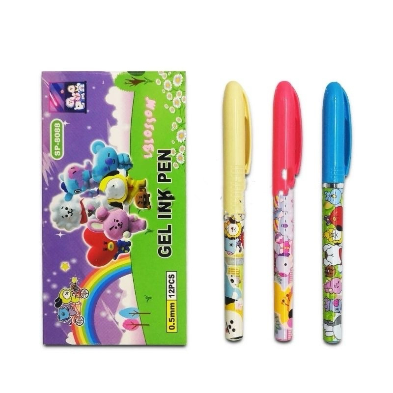 12pcs SP-8088 IPen 14 Gel Pen Signature Pen 0.5mm Cartoon Gel Pen ...