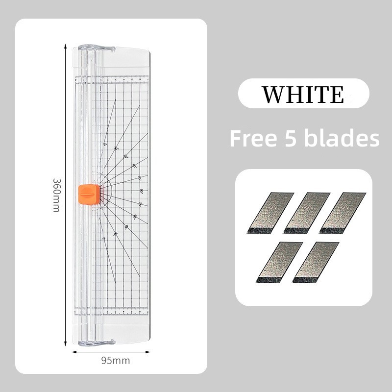 QUAFF A4 Paper Trimmer with Sharp Replaceable Blade for Clean, Precise ...