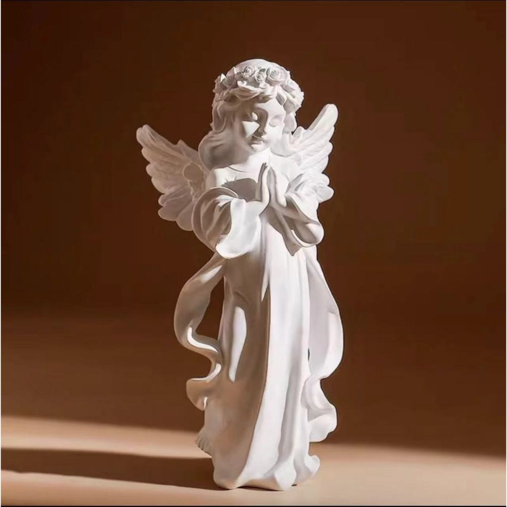 Nordic vintage Maiden Angel Ornament Resin Greek Venus sculpture ...