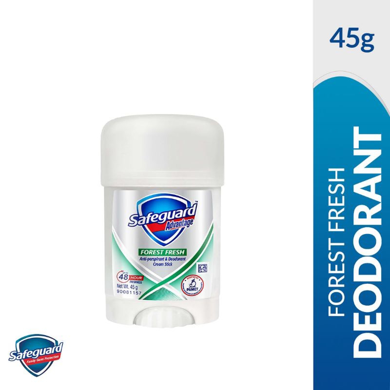 Safeguard Advantage Forest Fresh Cream Deodorant Stick 45g | Shopee ...