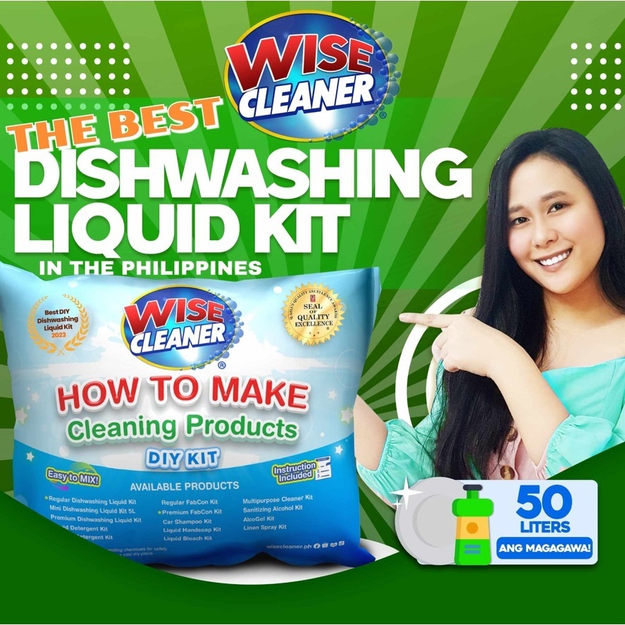 50 LITERS YIELD DISHWASHING LIQUID KIT - IRON PACKAGE WISE CLEANER ...