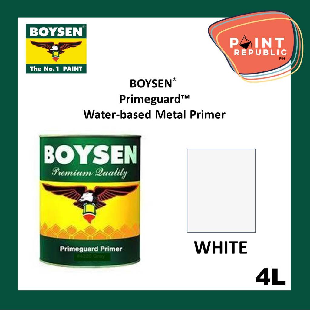 Boysen Primeguard - Water Based Metal Primer (4liters/GAL) | Shopee ...