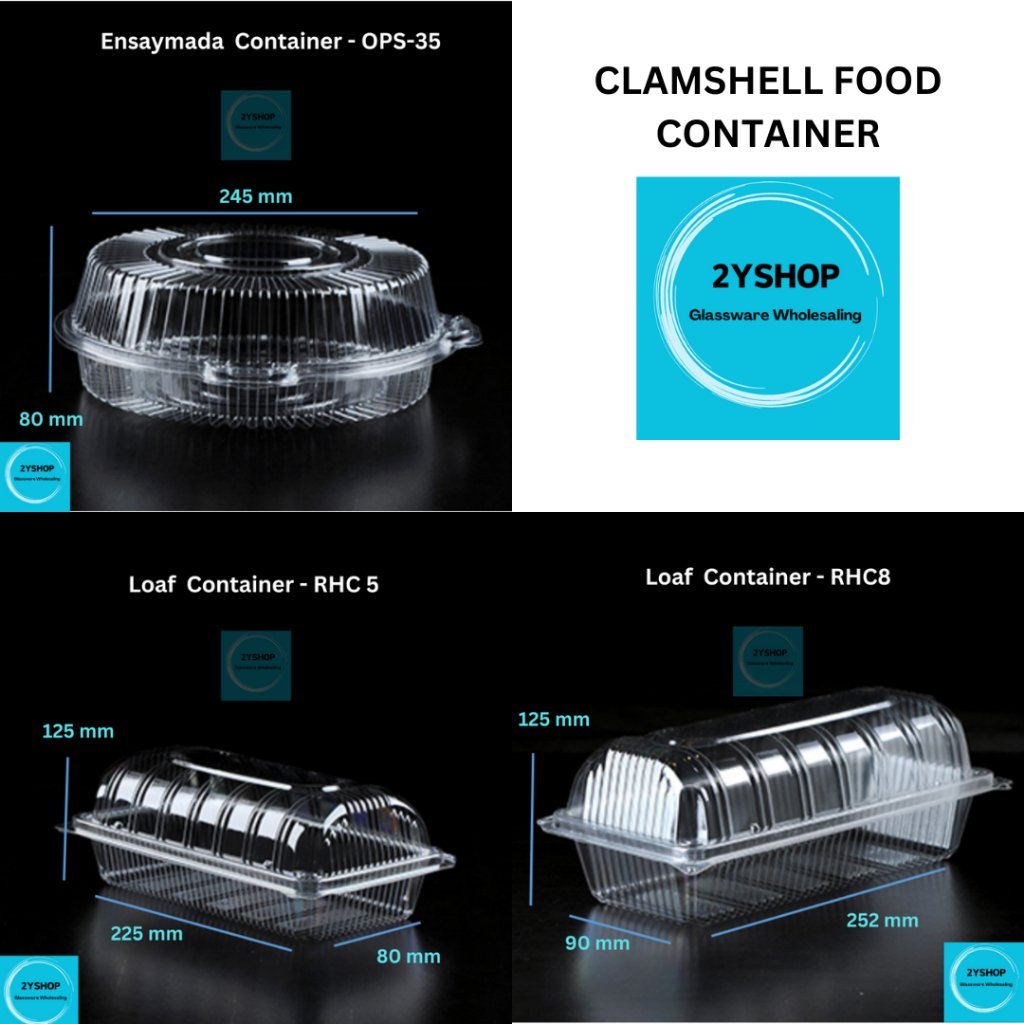 Clamshell Food Container Sold by 20pcs. | Shopee Philippines