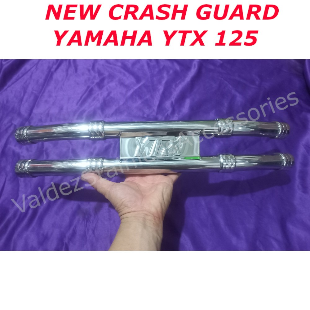 Valdez, Yamaha YTX 125, NEW STAINLESS CRASH GUARD NEW WITH LOGO ...