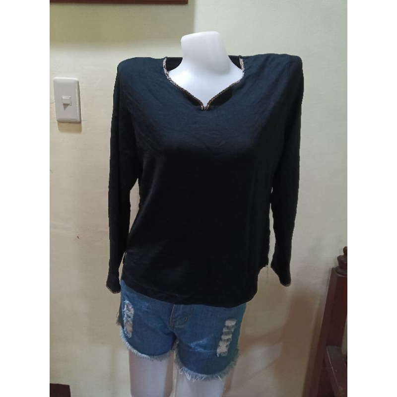 Preloved ladies blouse - Medium | Shopee Philippines