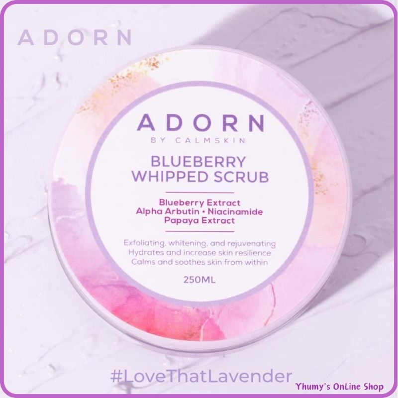 Adorn BLueBerry Whipped Scrub 250ml | Anti-Aging | Moisturizing ...