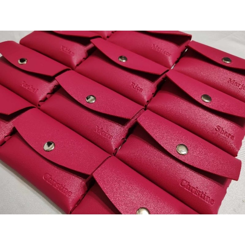 Personalized Mini Leather Pouch | Shopee Philippines