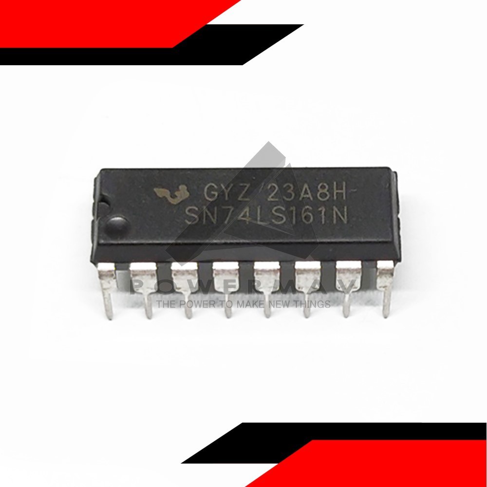 74ls161 dip ic 74161 sn74ls161n high-speed 4-bit synchronous count ers Carry output for n-bit ...