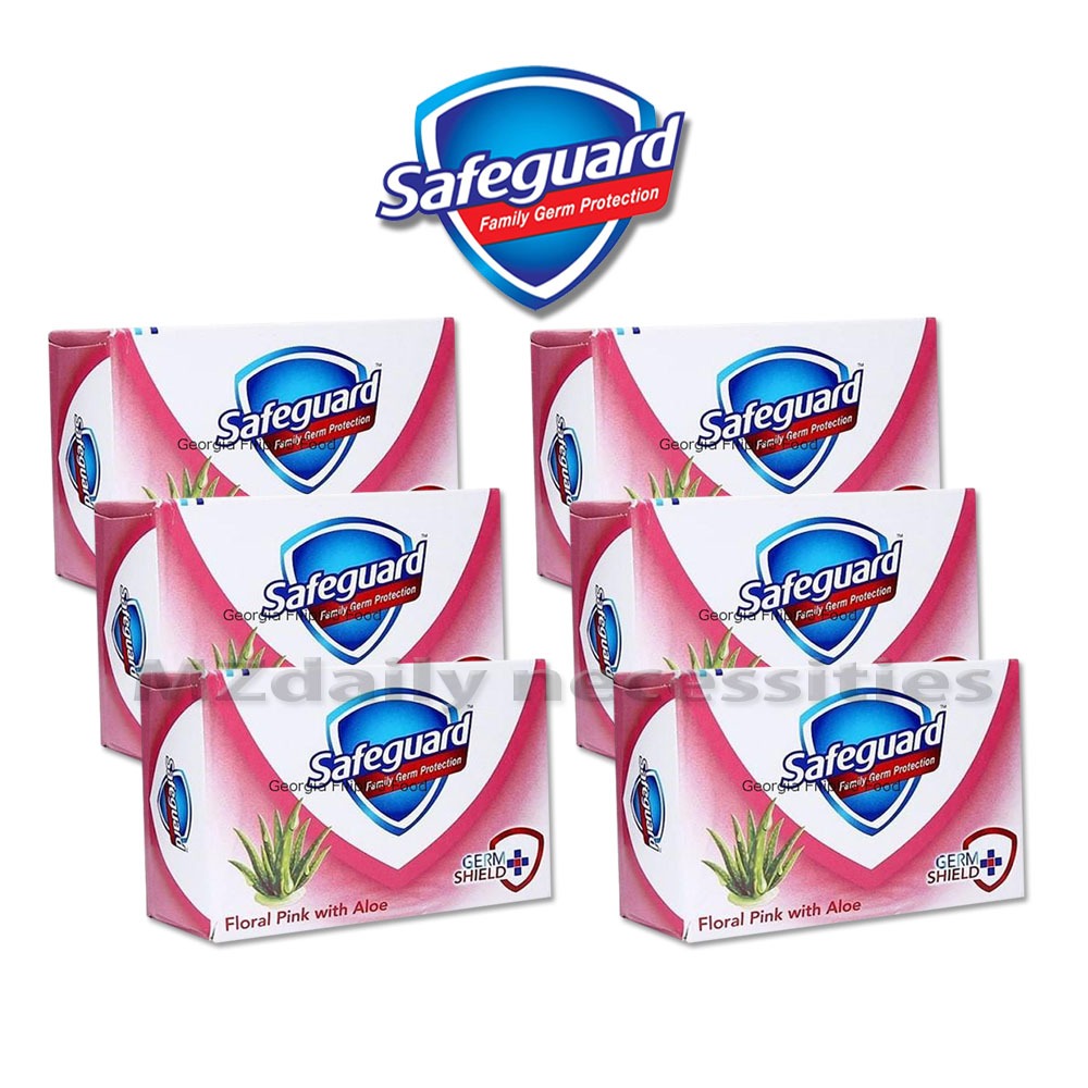 ( Set of 6 ) Safeguard Floral Pink With Aloe Soap 135g | Shopee Philippines