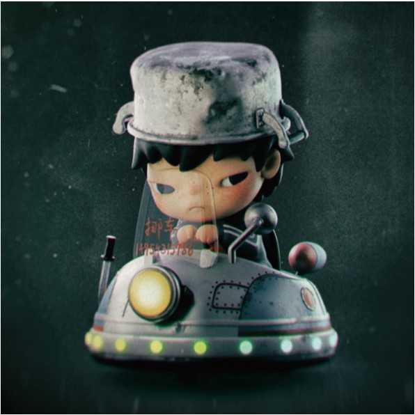 POPMART | The UFO Chaser Hirono x Journey to the West Figure 200% ...