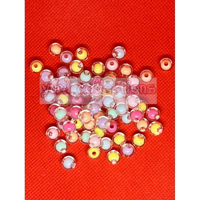Smooth Sago Beads Assorted Color 8mm (50pcs) | Shopee Philippines