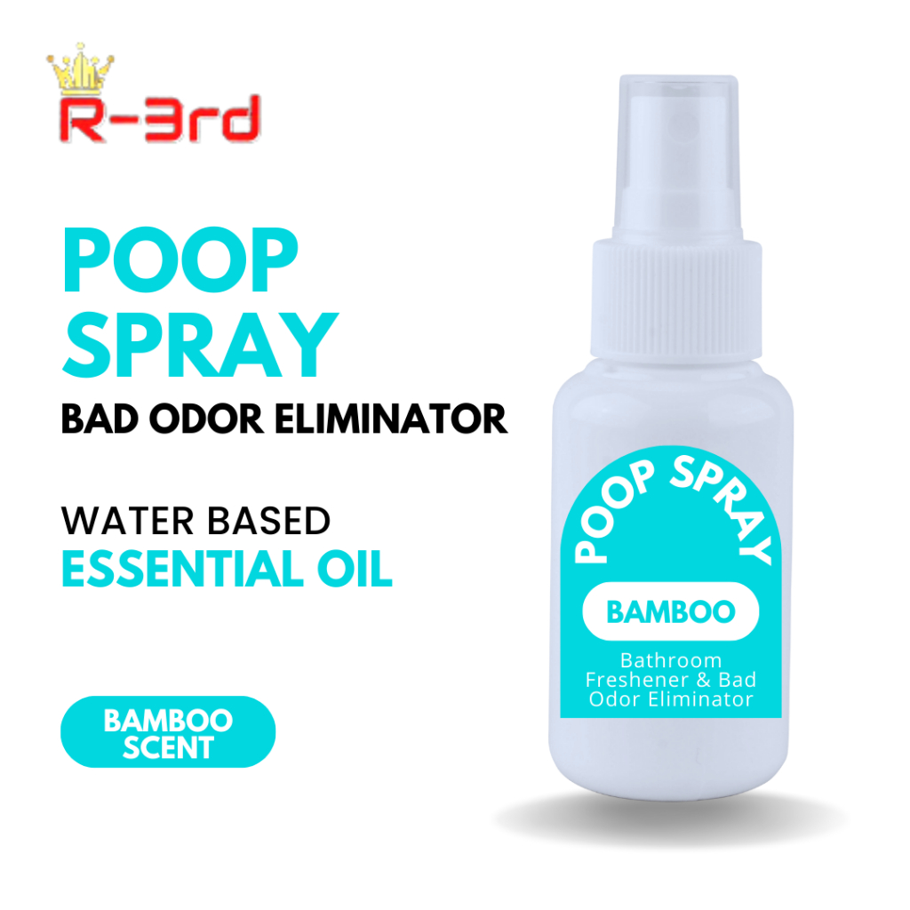 Toilet poop spray BAMBOO scents air disinfectant freshener and bad odor ...