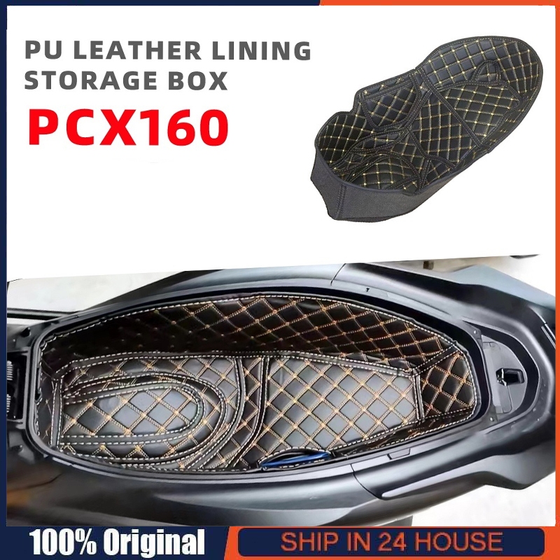 HONDA PCX 160/ADV 160 PREMIUM UBOX Seat COMPARTMENT Cover Leather Cover ...