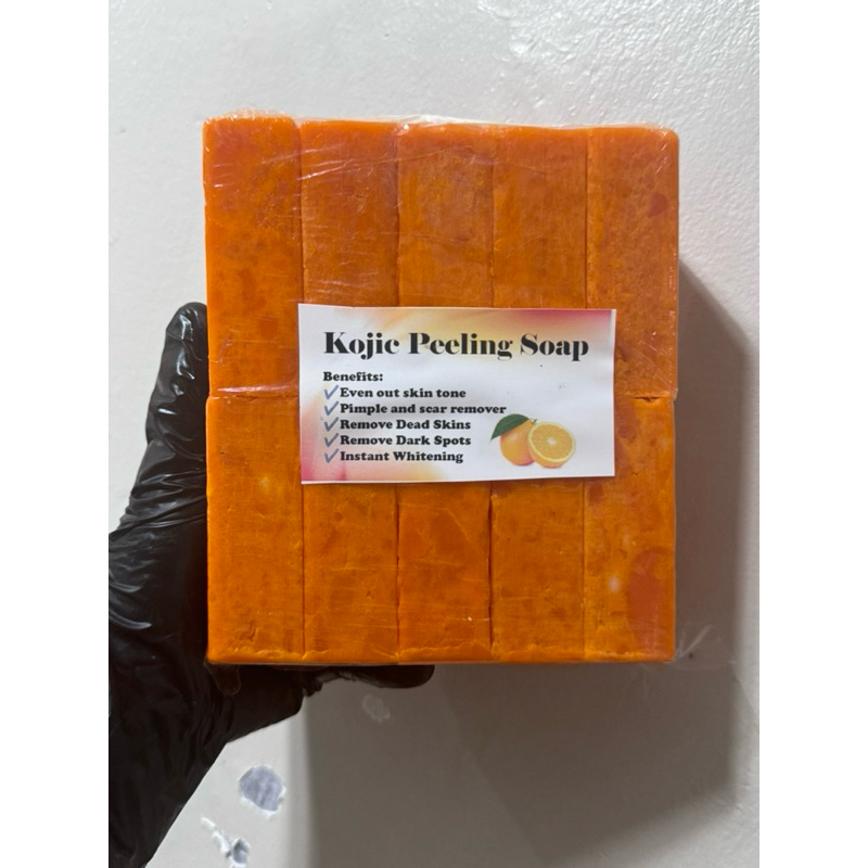 Kojic peeling soap rebar buy 1 take 1 2kilo | Shopee Philippines