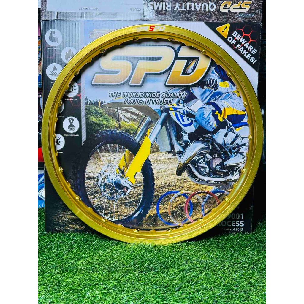 SPEED SPD RIM WHEEL ALLOY 1.60x17 BLACK/GOLD/BLUE/ORANGE ORIGINAL ...