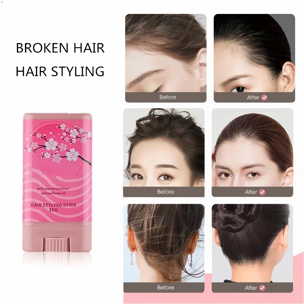 Hair Styling Stick Hair Styling Wax Shattered Hair Texture Hair Wax ...