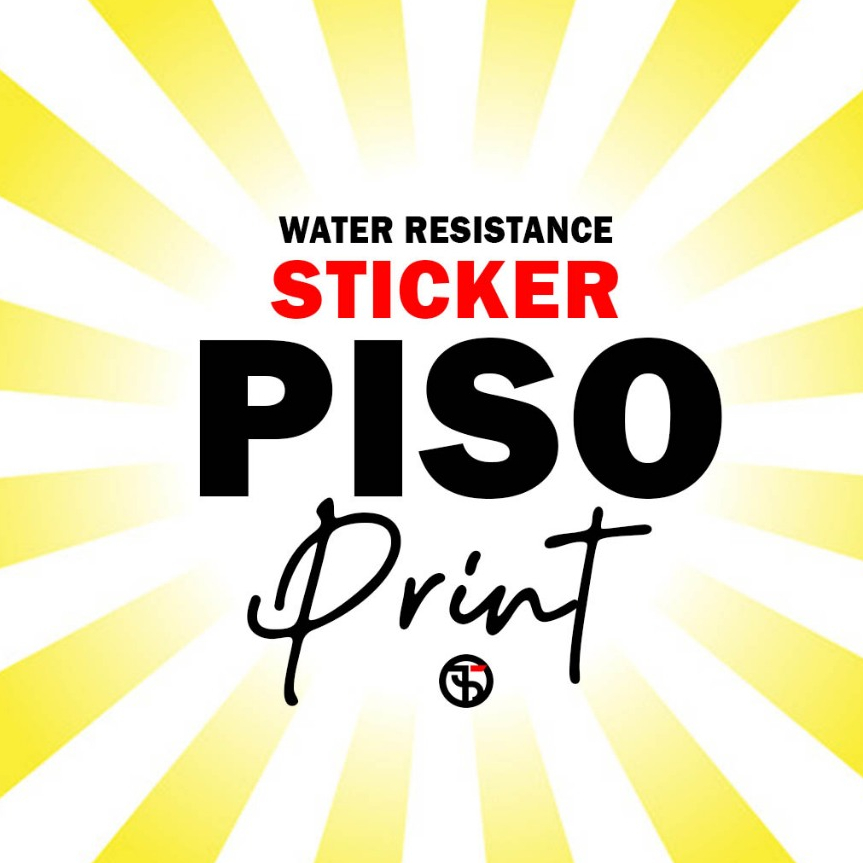 96pcs PISO PRINT STICKER LABEL WATERPROOF | Shopee Philippines