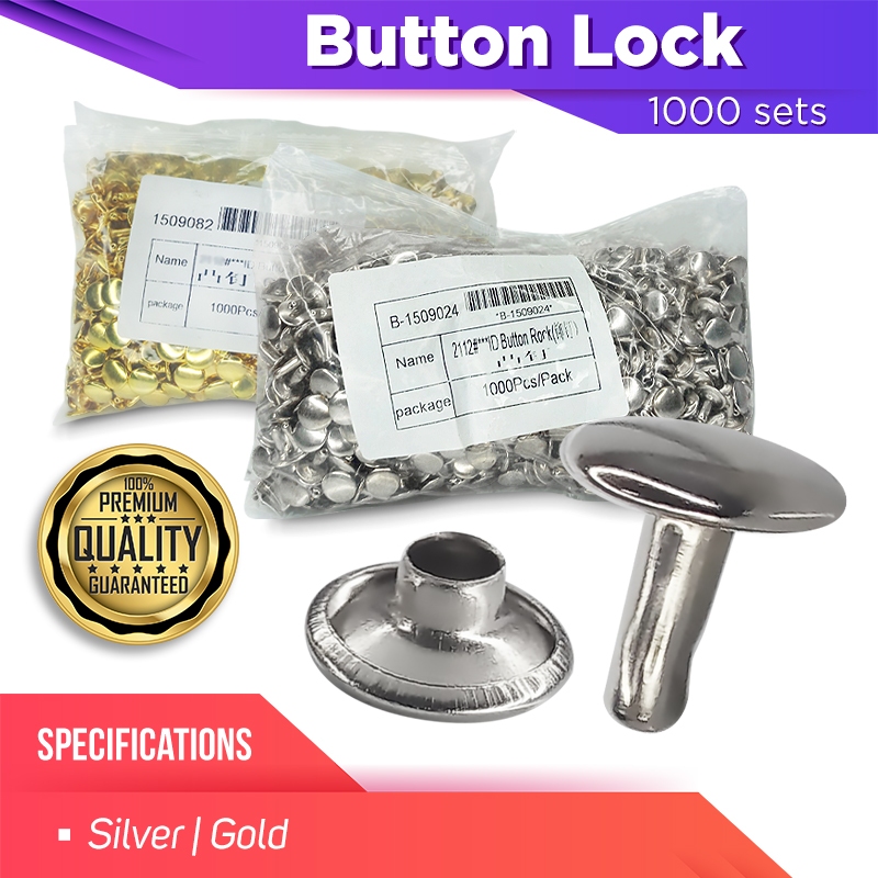 PROMO ID CLAM/ Button Rock for Lace (Button lock / Rematse) | Shopee ...
