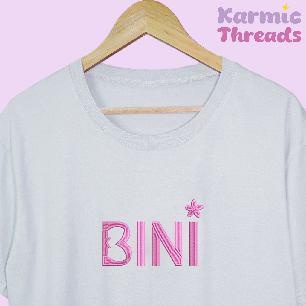Embroidered BINI Logo Tshirt (BINI) | Shopee Philippines