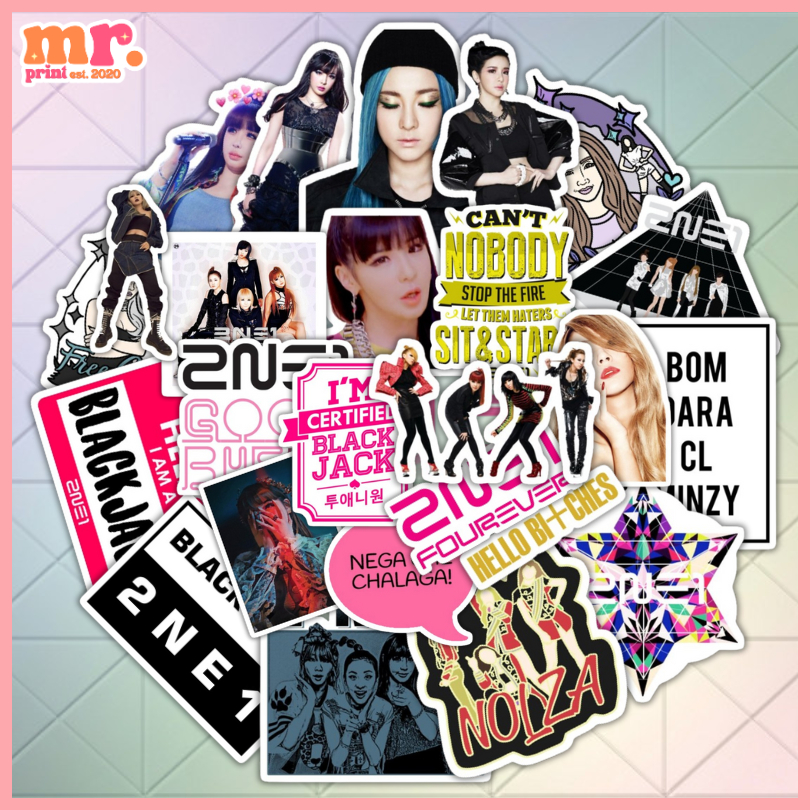 2NE1 VOL 2 STICKERS KPOP DARA CL MINZY BOM WATERPROOF | Shopee Philippines
